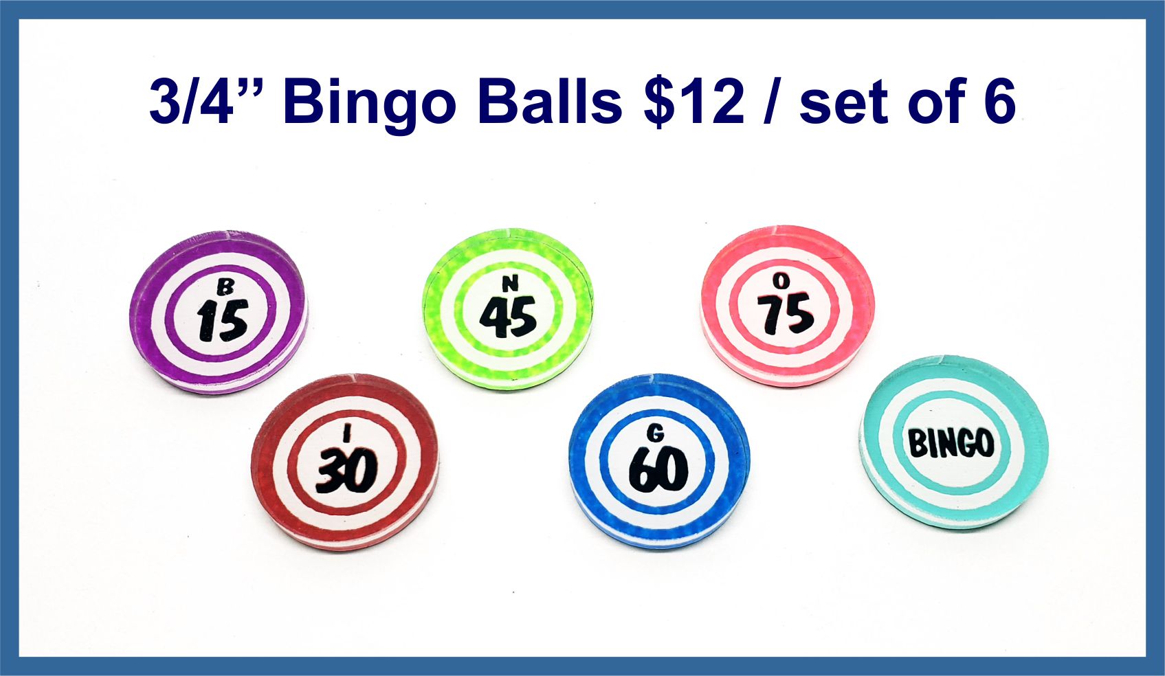 3/4" Bingo Balls Set – The Busy Beaver